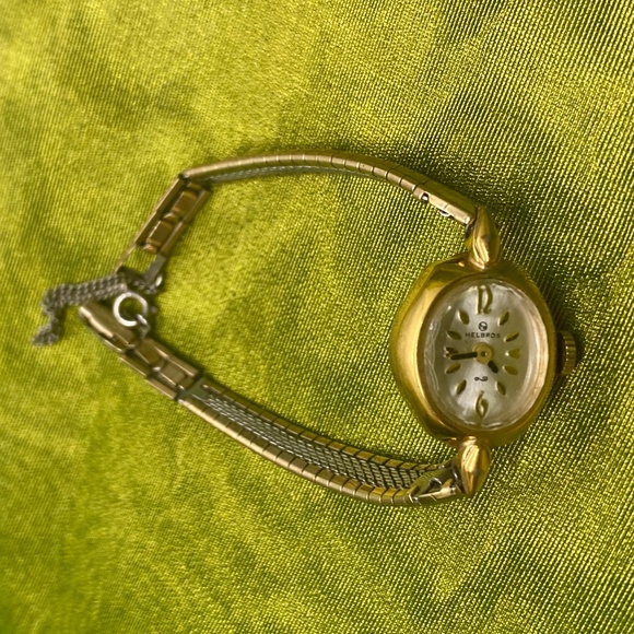 Jewelry | Vintage Goldtone Helbros Ladies Wrist Watch | Poshmark